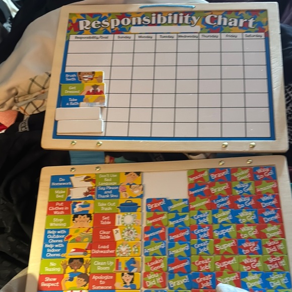 Melissa & Doug | Toys | Colorful Responsibility Chart For Kids | Poshmark